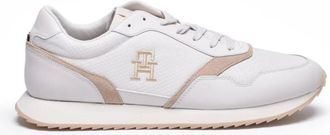 Tommy Hilfiger Homme, Chaussures, Blanc, Taille: 48 EU Runner Evo Baskets