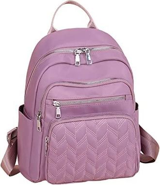 Generic Sacs &agrave; dos en tissu pour filles, sac &agrave; dos de voyage, sac &agrave; dos de loisirs, sac &agrave; dos de voyage extra large pour femmes, violet, taille unique