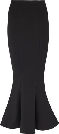 Balmain Femme, Jupes, Noir, Taille: 34 FR Grain de poudre midi skirt