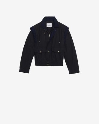Isabel Marant Blouson Desha - Femme - Noir D&eacute;lav&eacute; - Taille34 - Marant &Eacute;toile