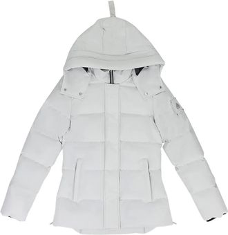 Moose Knuckles Cloud 3Q Jacke mit Shearling-Besatz - Grau