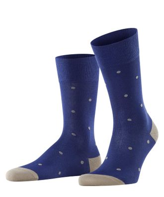 Falke Herren Socken Airport M So Wolle Baumwolle einfarbig 1 Paar, Blau Royal Blue 6000, 43-44