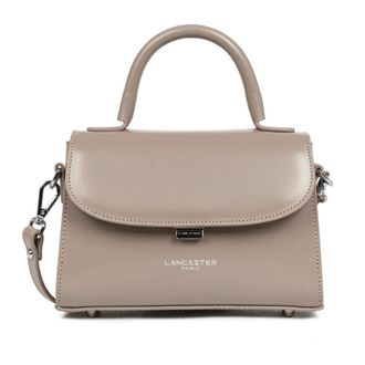 Lancaster Elegante Klapphandtasche in Dunklem Kiesel - - Bags - Damen - Grau - ONE SIZE