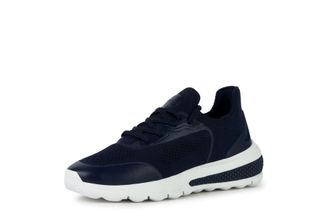 Geox Mädchen D Spherica Actif Sneaker, Navy, 40 EU