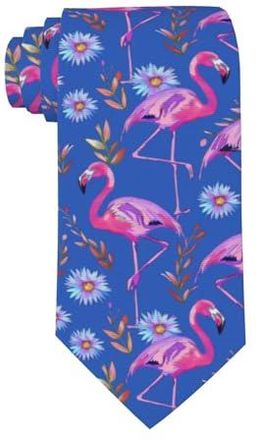 Generic Flamants Roses Marguerite Cravates Élégante Cravates Hommes Classique Cravatte Pour Événements Entreprise Fêtes