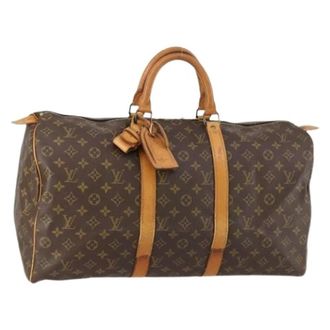 Louis Vuitton Sac Week-end Pre-owned en Toile - Femme - Pre-owned - Brun - Taille: ONE Size