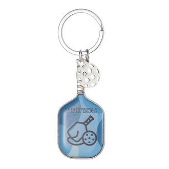 Generic Porte-cl&eacute;s en forme de raquette de balle | Porte-cl&eacute;s en de zinc, excellente durabilit&eacute;, sac, utilisation pratique, porte-cl&eacute;s d&eacute;coratif pour femme, a