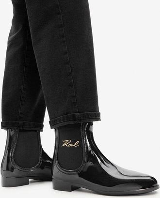 Karl Lagerfeld Gummistiefel Kalosh II KL94775 Schwarz