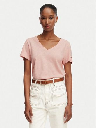 Tommy Hilfiger T-Shirt WW0WW48704 Hellrosa Regular Fit