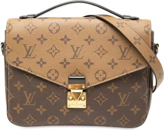 Louis Vuitton Hobo Bags - Monogram Reverse Pochette Metis - Gr. unisize - in Braun - f&uuml;r Damen