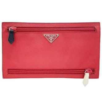 Prada Pre-owned Vintage Pouch - - Pre-owned - Damen - Rot - ONE SIZE