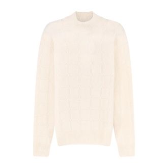 HUGO BOSS Pull col montant L-Fredo - Homme - Pulls - Blanc - Taille: M