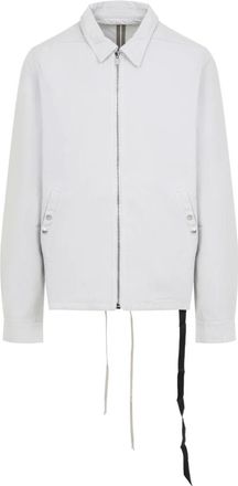 Rick Owens Homme, Vestes, Blanc, Taille: XL Drkshdw Zip Front Jacket