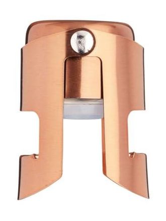 Bar Craft BarCraft Sekt-/Champagnerflaschenstopfen, Metall, Kupferoptik, Braun