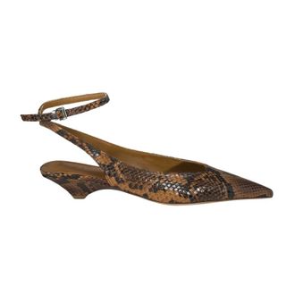 Vic Mati&eacute; K20 Kitty D&eacute;collet&eacute; Slingback - - Shoes - Damen - Braun - 37 EU