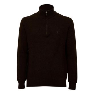 Polo Ralph Lauren Pullover mit halbem Rei&szlig;verschluss - - Sweatshirts & Hoodies - Herren - Braun - XL