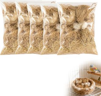 Generic Handgefertigtes Alpaka-Faser-Vogel-Nistherz - nachf&uuml;llbares Nistmaterial f&uuml;r Wildv&ouml;gel und Kolibris, Outdoor-Gartendekoration, Vogelliebhaber, Geschen