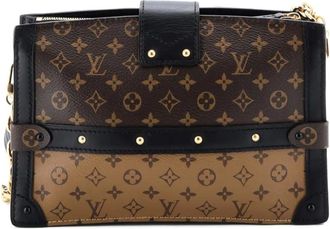 Louis Vuitton Trunk Reverse Monogram Canvas clutch bag - Noir