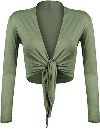 Glamexx24 Boléro Femme, Cardigan Manches Longues Veste Chic et Élégante Top Boléro Haussement Adapté aux Voyages et À La Vie Quotidienne