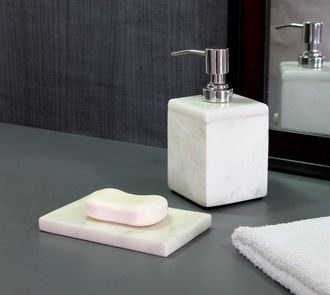 Kleo Luxus 2-teiliges Badezubehörset | beinhaltet Flüssigseife oder Seifenspender - Bath Set/Bathroom AccessoriesAccessories