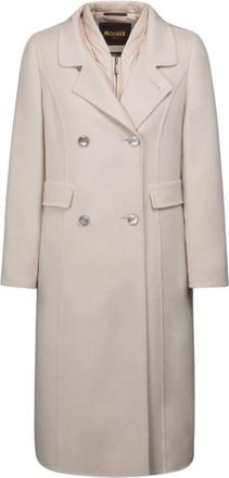 Moorer Femme, Manteaux, Beige, Taille: 38 FR Almeida-CWX Coat