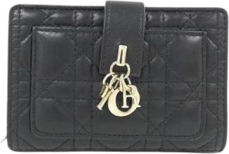 Dior Pre-owned My Dior Dittany Wallet - Femme - Pre-owned - Noir - Taille: ONE Size