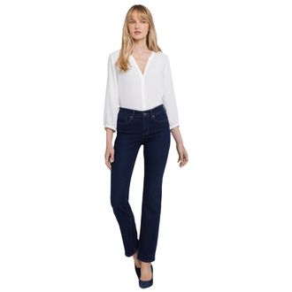 NYDJ Damen Marilyn Straight Denim Jeans, Burbank Wash, 32