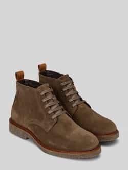 Marc O'Polo Boots aus Rindvelours mit Kreppsohle