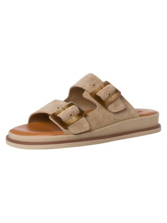 Tamaris Damen Footbed Styles Leder; TAUPE/beige; 39 EU