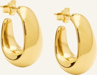 Pompidou Ohrh&auml;nger Mini Elia Oval Stud By Glambou gold