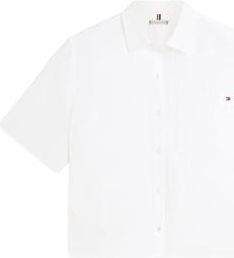 Tommy Hilfiger Chemise courte &agrave; logo en lin