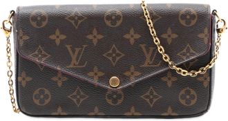Louis Vuitton Hobo Bags - Monogram Pochette Felicie - Gr. unisize - in Braun - f&uuml;r Damen