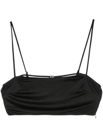 Dsquared2 haut crop à motif Icon - Noir