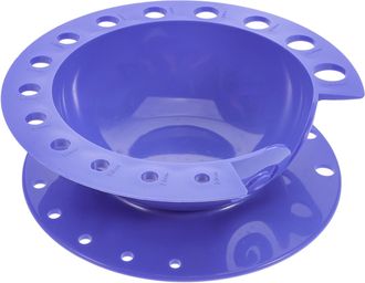 Aboofan Praktische Häkelschale Garnschale aus Langlebigem Material mit Glatter Oberfläche für Einfaches Garnablauf Vielseitiger Garnhalter und Organizer für S