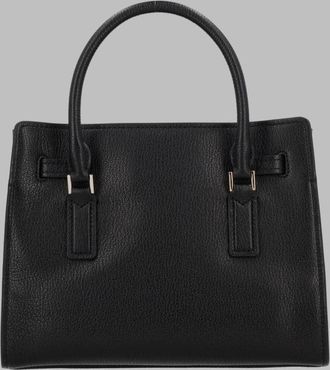 Michael Michael Kors Womens Handbag Hamilton Black Leather Handbags Hand Bags