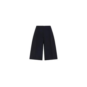 Seventy Femme, Shorts, Bleu, Taille: 42 FR Bermuda Tailleur en Laine Cool Stretch