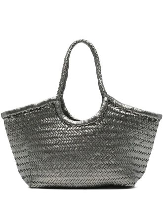 Dragon Diffusion sac &agrave; main Nantucket en cuir - Argent