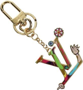 Louis Vuitton Porte-cl&eacute;s en m&eacute;tal Pre-owned - Femme - Pre-owned - Multicolore - Taille: ONE Size