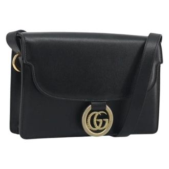 Gucci Sac bandouli&egrave;re vintage doccasion - Femme - Pre-owned - Noir - Taille: ONE Size