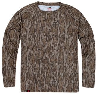 Mossy Oak Herren Jagdhemd Camo Kleidung Langarm Hemd, Bottomland, XX-Large
