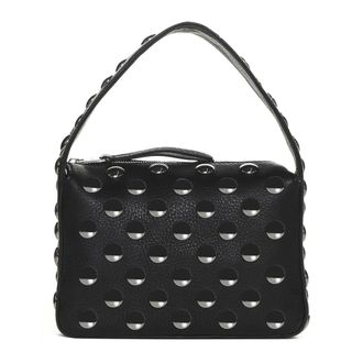 Khaite Femme, Sacs, Noir, Taille: ONE Size Sac &agrave; main en cuir noir avec clous
