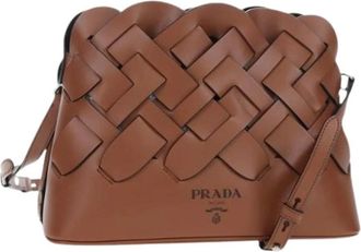 Prada Sac bandouli&egrave;re vintage Pre-owned - Femme - Pre-owned - Brun - Taille: ONE Size