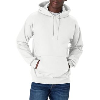 Hanes Herren Heavyweight, Ultimate Fleece Hoodie, Cotton Sweatshirt for Men Kapuzenpullover, Wei&szlig;, XX-Large