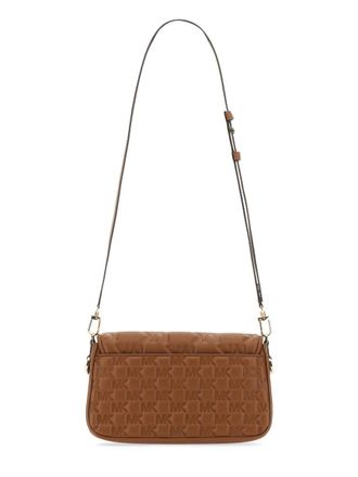 Michael Michael Kors Womens Logo Tote Bag Buff Polyurethane Shoulder