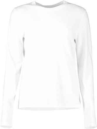Michael Kors long-sleeved crew-neck T-shirt - Blanc