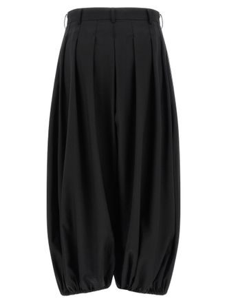 Comme Des Gar&ccedil;ons Womens Black Wool Pants