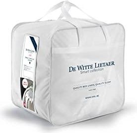 De Witte Lietaer 191672 Dream Bettbezug Perkal-Baumwolle weiß, weiß, 260 x 240 cm
