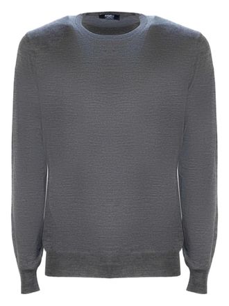 Fedeli Pullover mit Rundhalsausschnitt - Grau