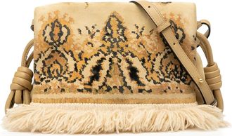 Loewe Hobo Bags - Suede Tapestry Flamenco Knot Crossbody - Gr. unisize - in Braun - f&uuml;r Damen