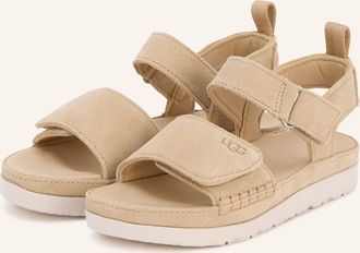 UGG Plateau-Sandalen Goldenstar beige